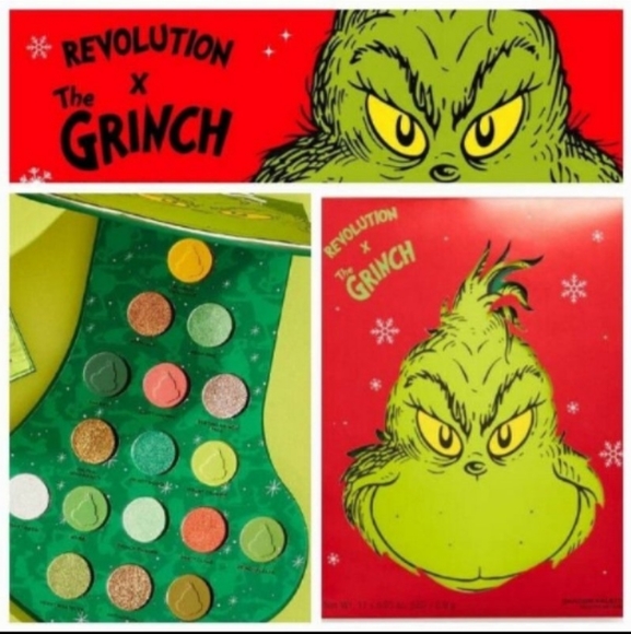 Revolution | Makeup | Revolution X The Grinch Xl Eyeshadow Palette ...
